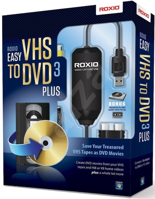 Easy VHS to DVD 3 Plus EN/FR/DE/ES/IT/NL (BOX) - Vypalovací software ...