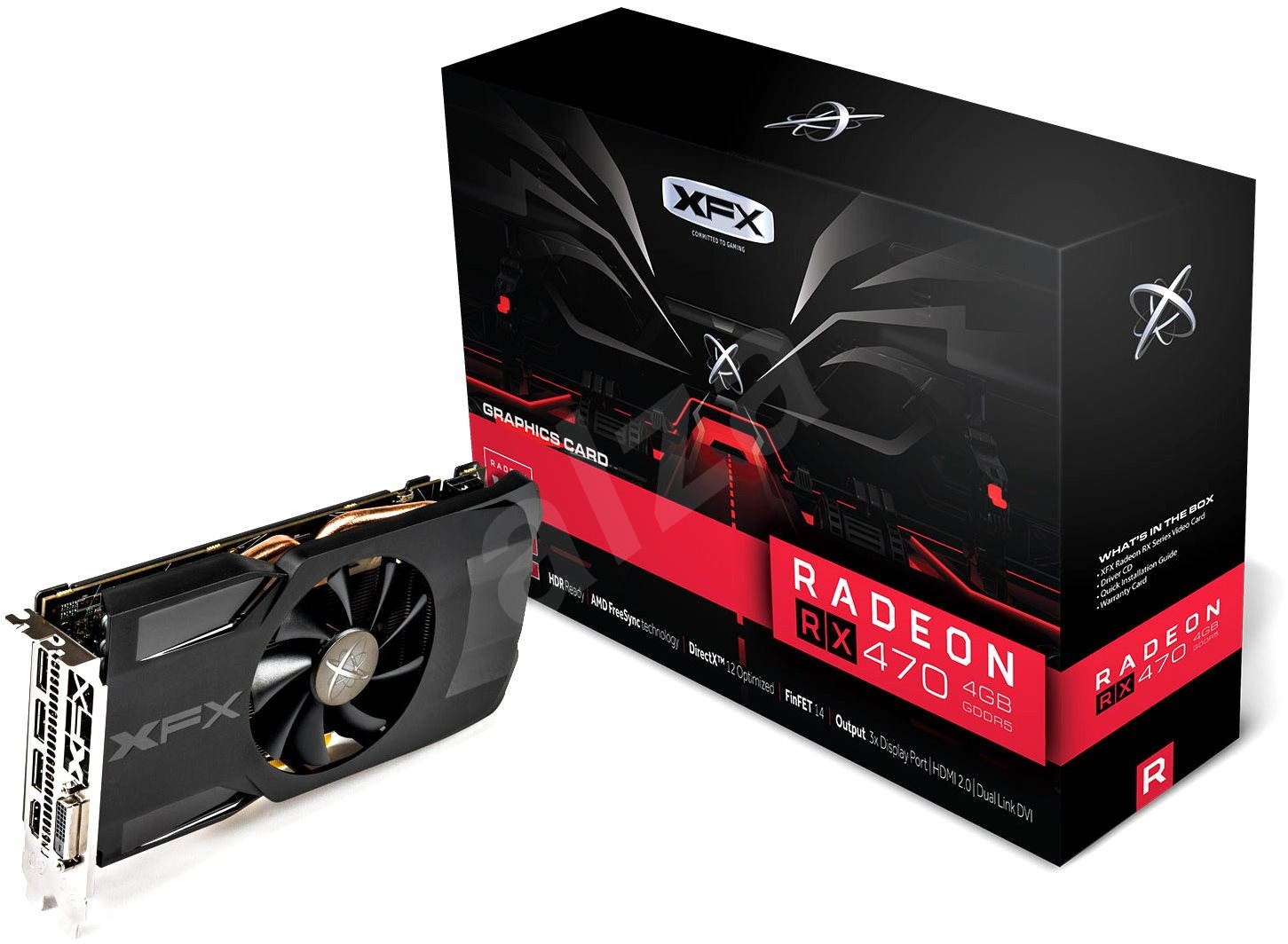 XFX Radeon RX 470 4GB Single Fan Triple X - Grafická karta | Alza.cz