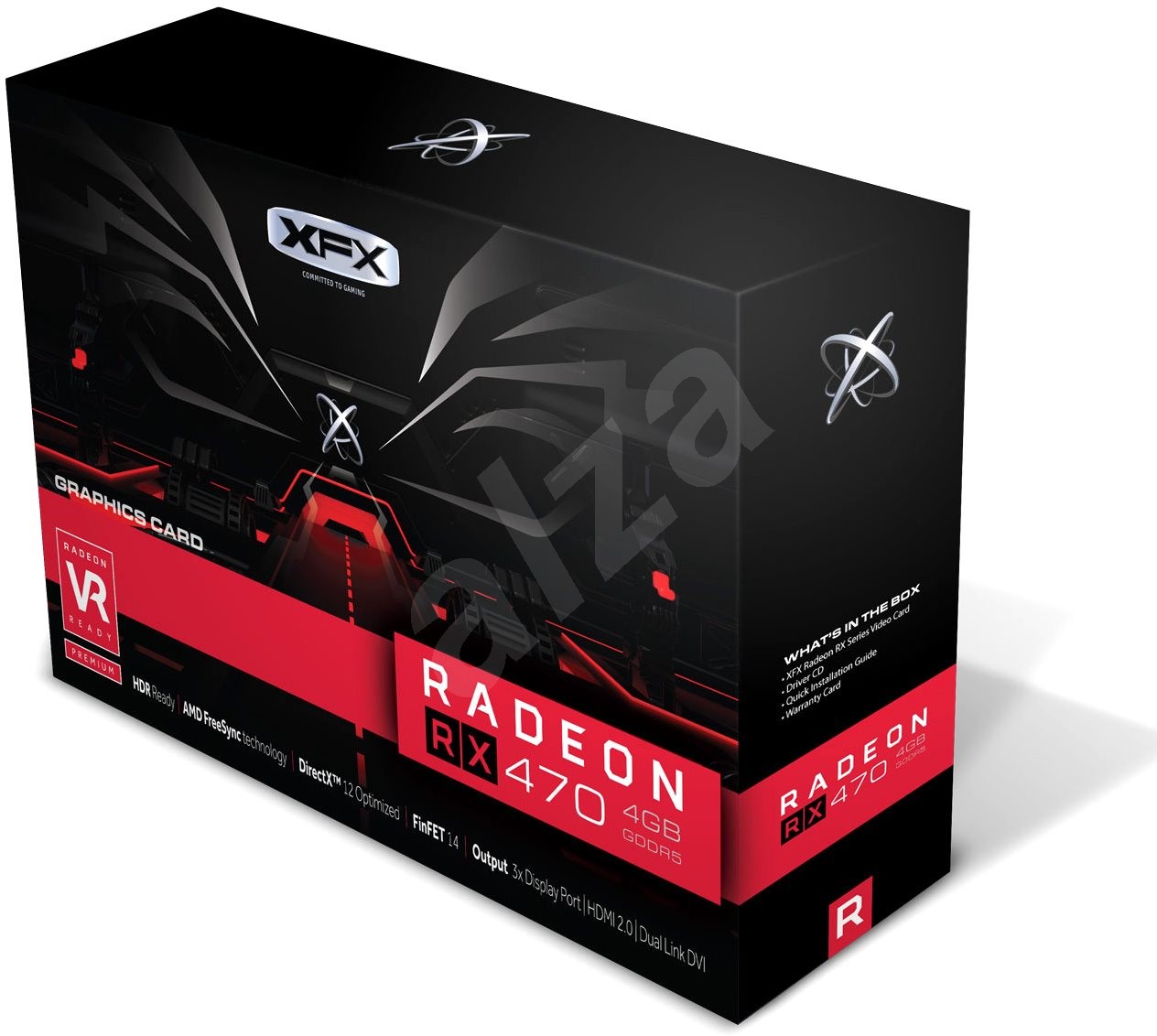 XFX Radeon RX 470 4GB Single Fan Triple X - Grafická karta | Alza.cz