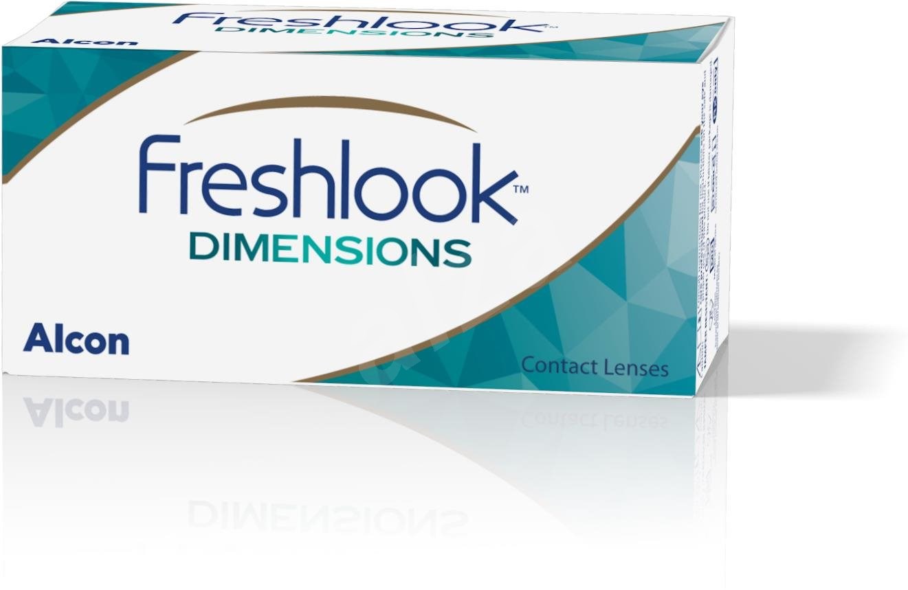 FreshLook Dimensions Pacific Blue (6 čoček) dioptrie: -1.25, zakřivení ...