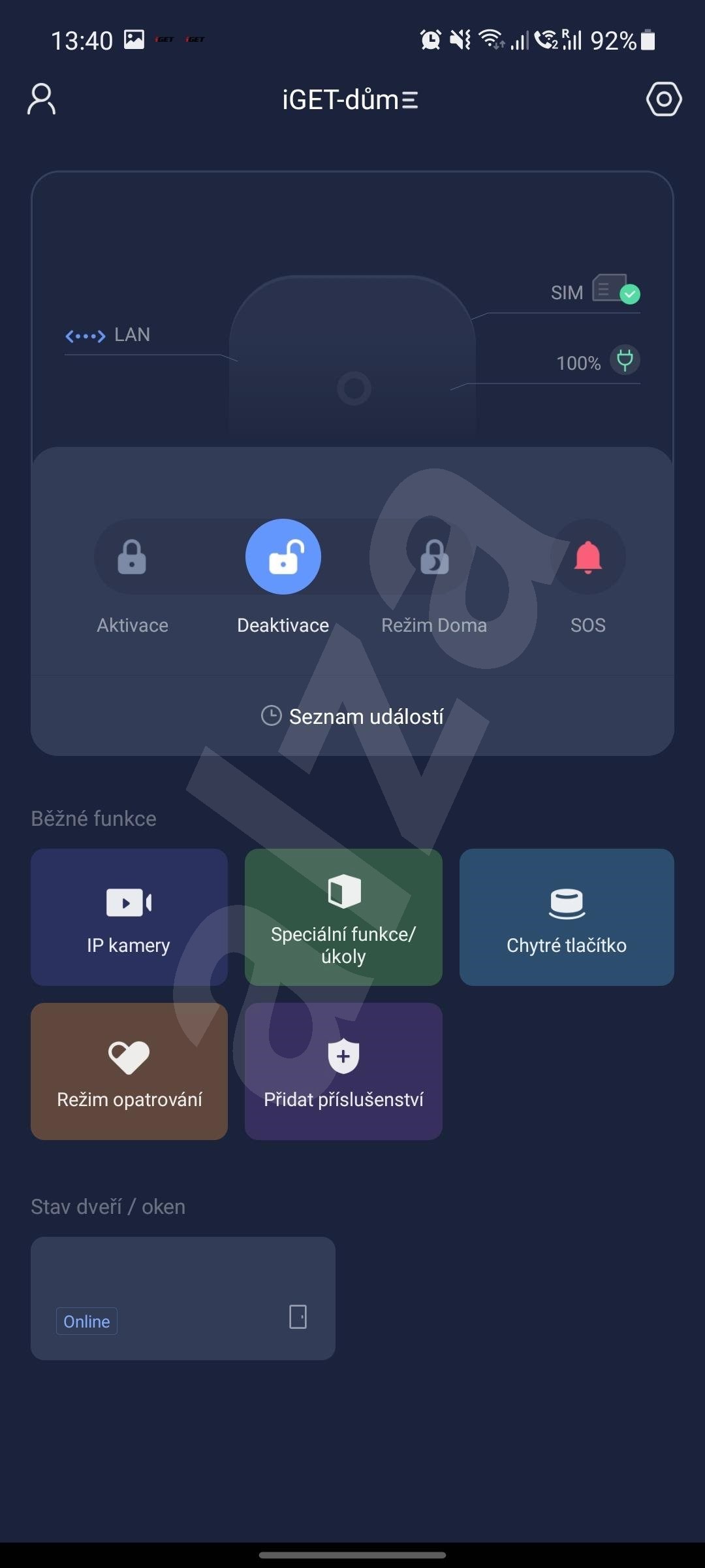 iGET SECURITY M5-4G Premium - inteligentní zabezpečovací systém 4G LTE ...