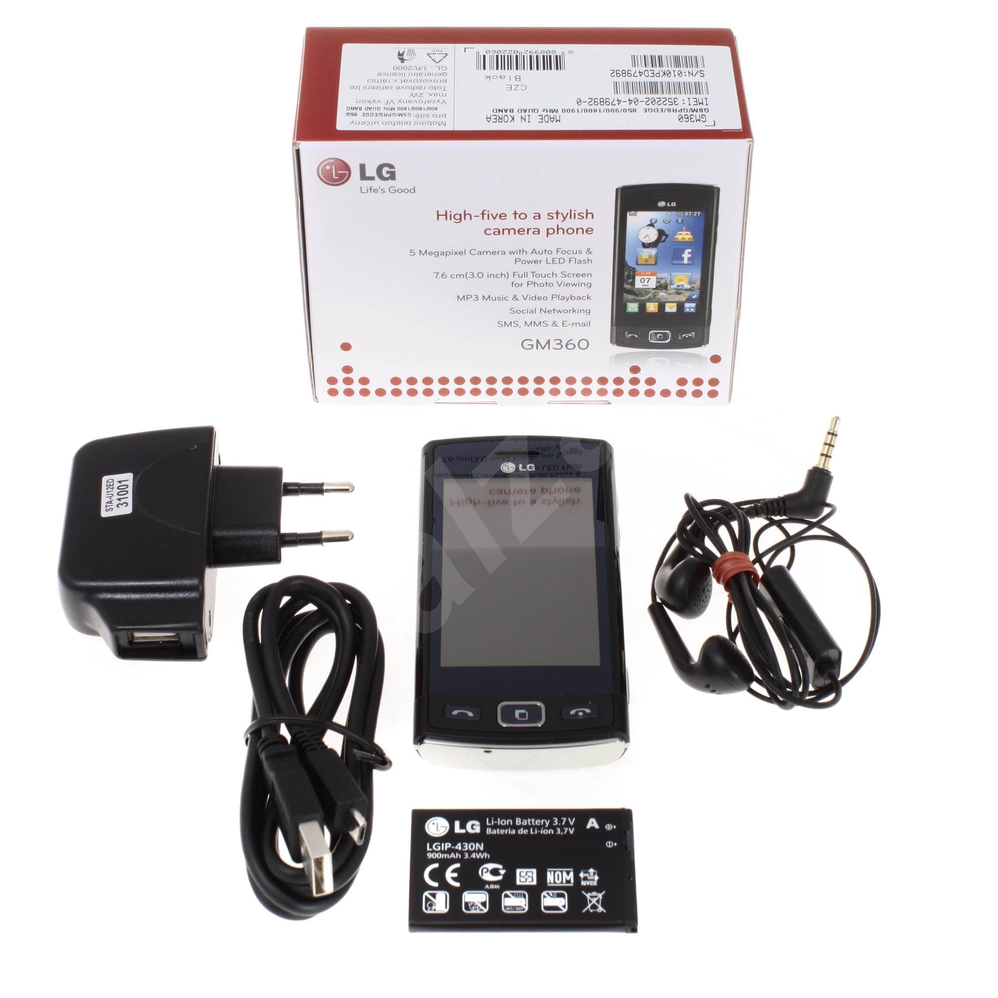 LG GM360 Viewty Snap Black - Mobilní telefon | Alza.cz