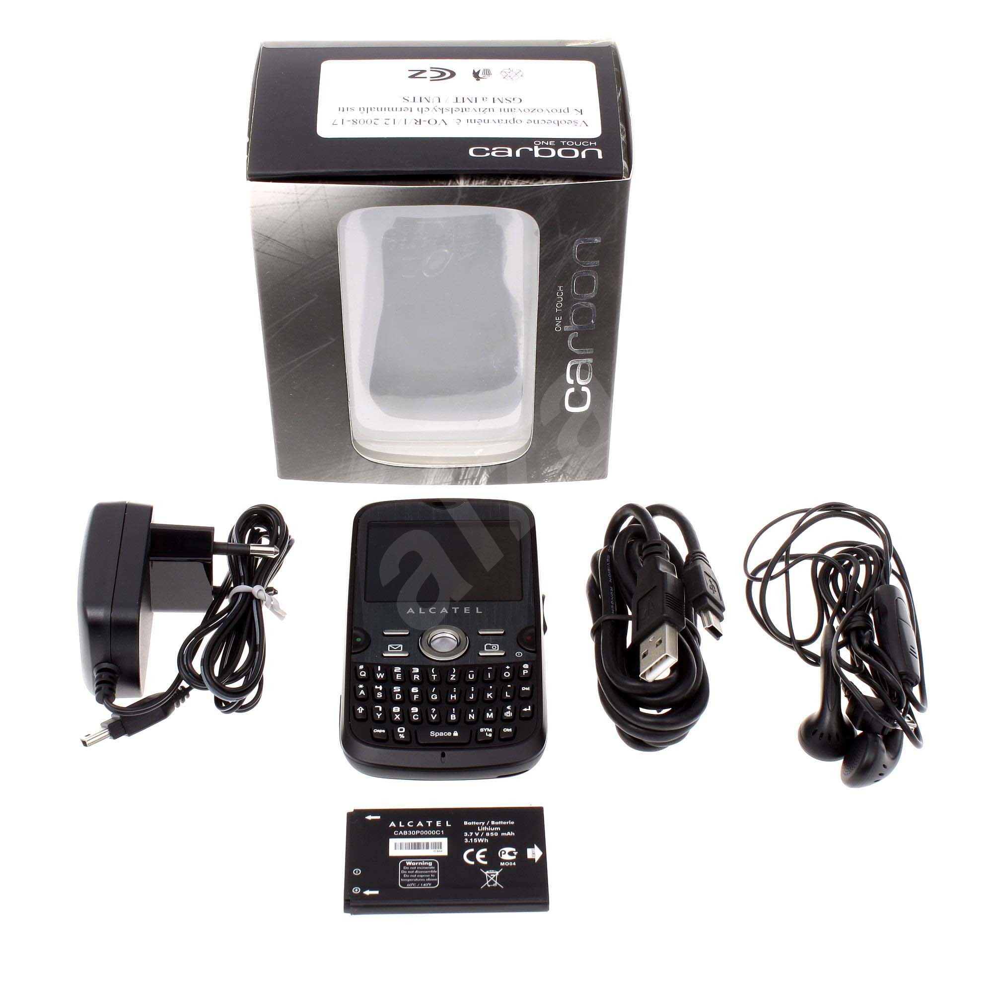Alcatel OT-800 Carbon Black - Mobilní telefon | Alza.cz