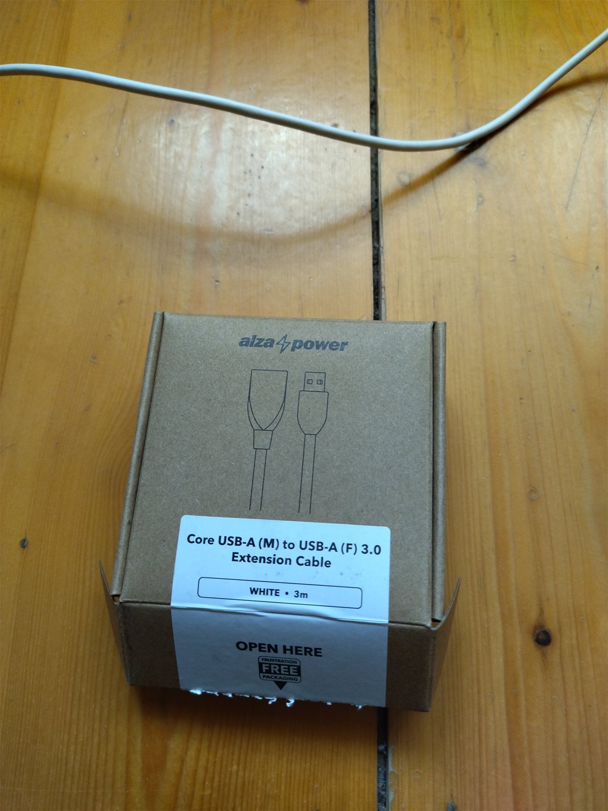 Recenze AlzaPower Core USB-A (M) to USB-A (F) 3.0, 1m bílý | Alza.cz